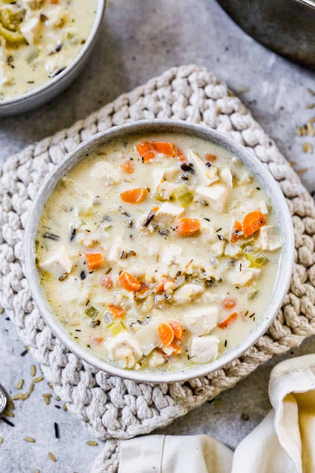 Creamy Chicken and Wild Rice Soup - Tastes Better From Scratch