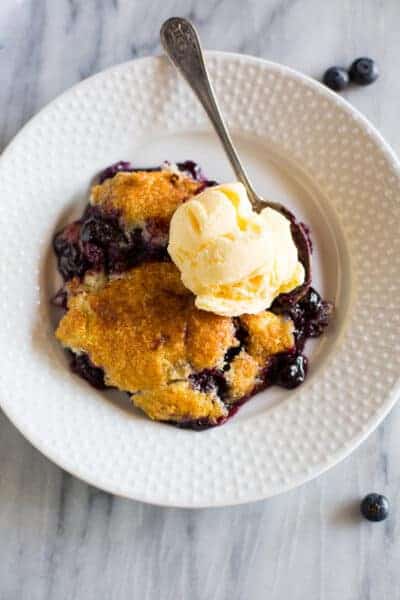 Old Fashioned Blueberry Cobbler - Tastes Better from Scratch
