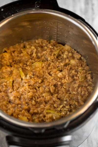 Easy Instant Pot Apple Crisp - Tastes Better from Scratch