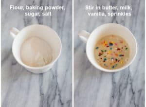 Vanilla Mug Cake | - Tastes Better From Scratch