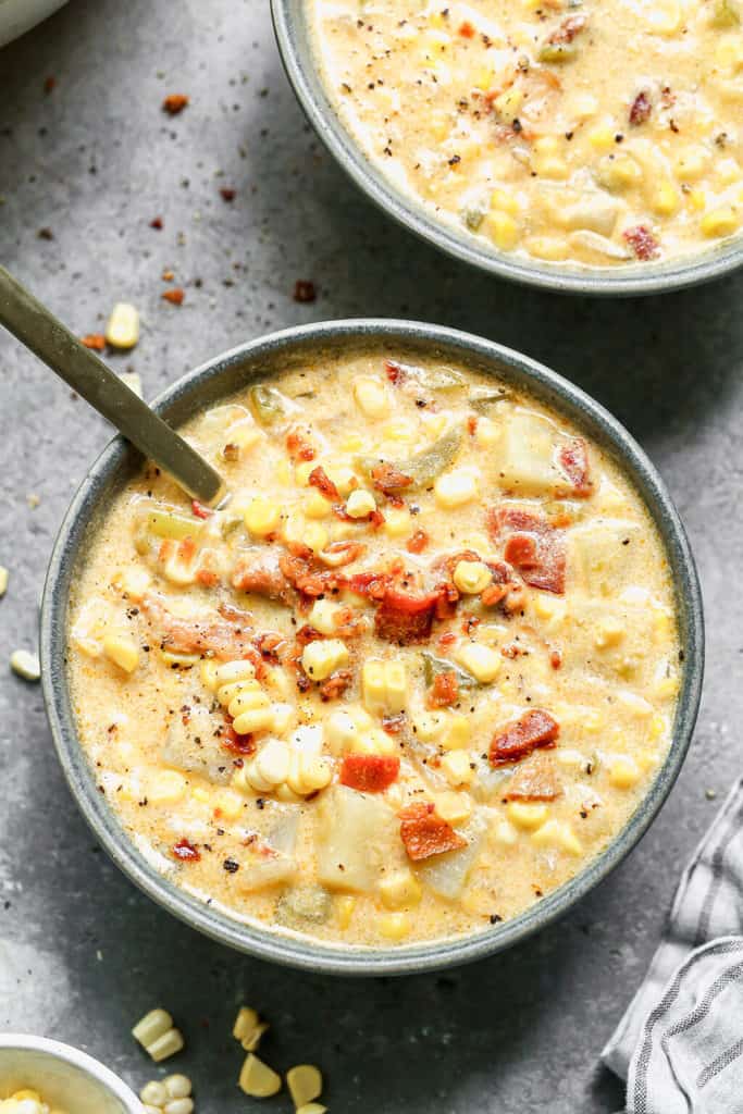 Corn Chowder with Chilis - Tastes Better From Scratch