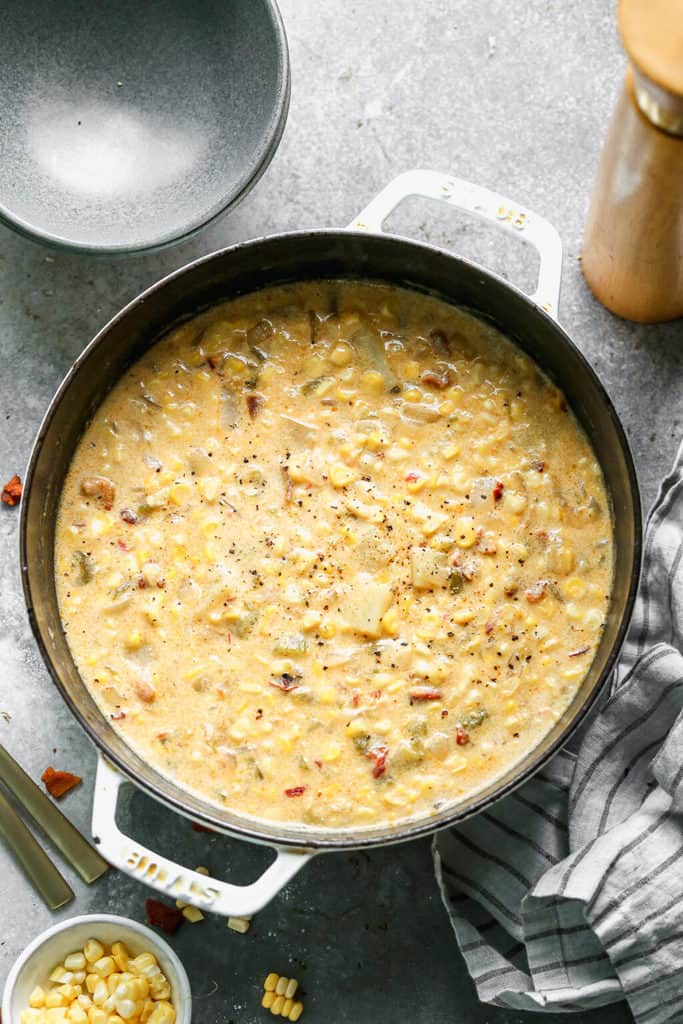 Corn Chowder with Chilis - Tastes Better From Scratch