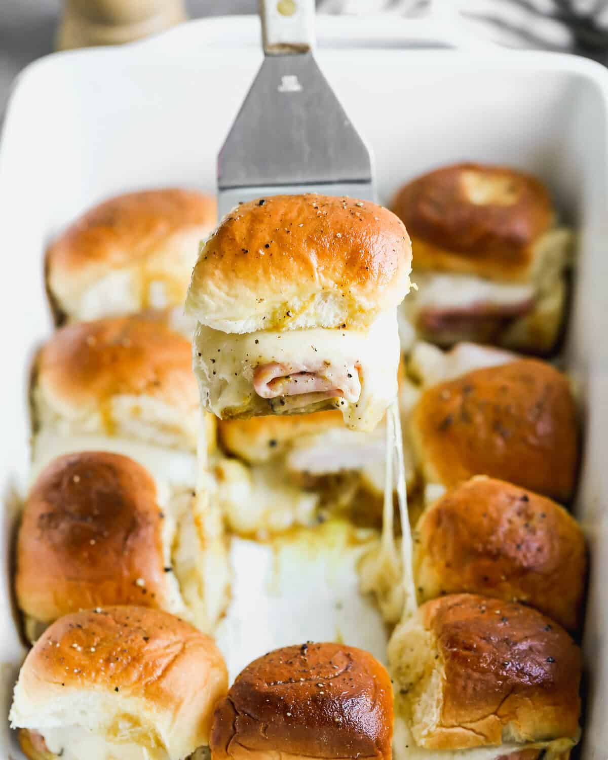 Hawaiian Roll Appetizer Baked Ham And Cheese Sliders
