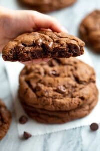 Jumbo Double Chocolate Cookies - Tastes Better from Scratch