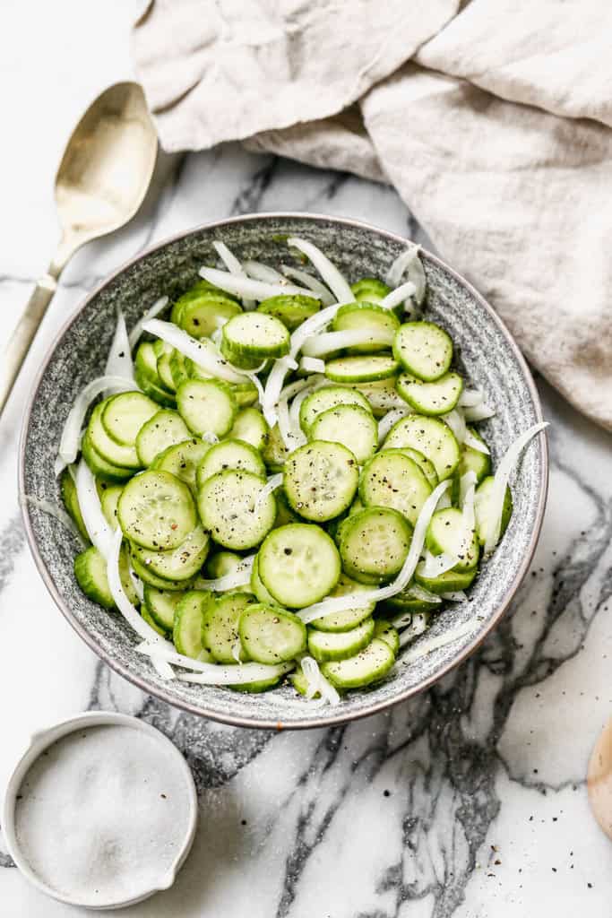 Easy Cucumber Onion Salad - Tastes Better From Scratch