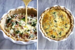 Spinach and Bacon Quiche - Tastes Better From Scratch