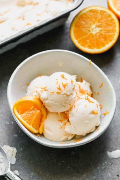 Award Winning Orange Ice Cream - Tastes Better from Scratch