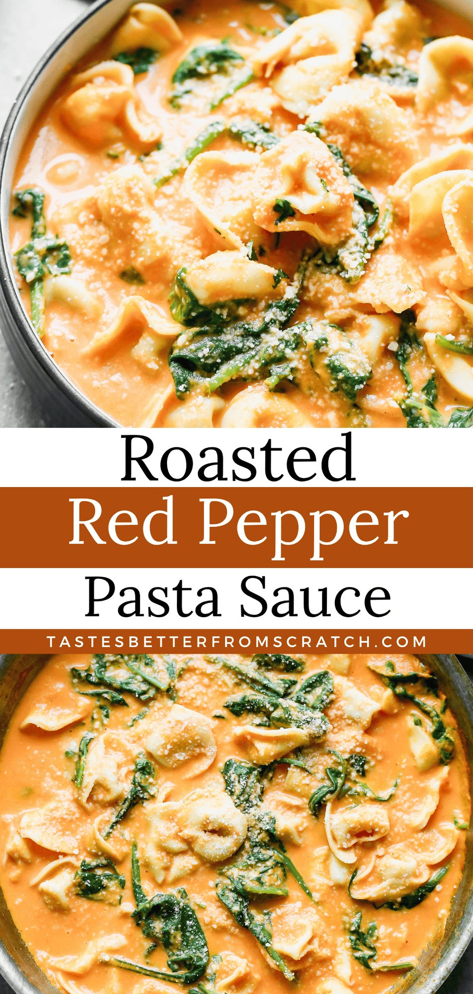 Roasted Red Pepper Pasta - Tastes Better from Scratch