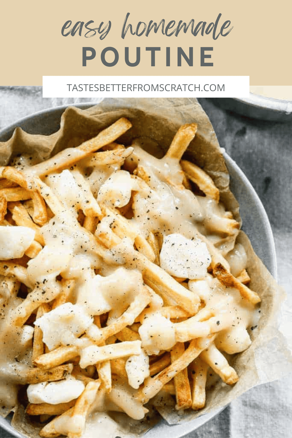 Easy Homemade Poutine - Tastes Better from Scratch