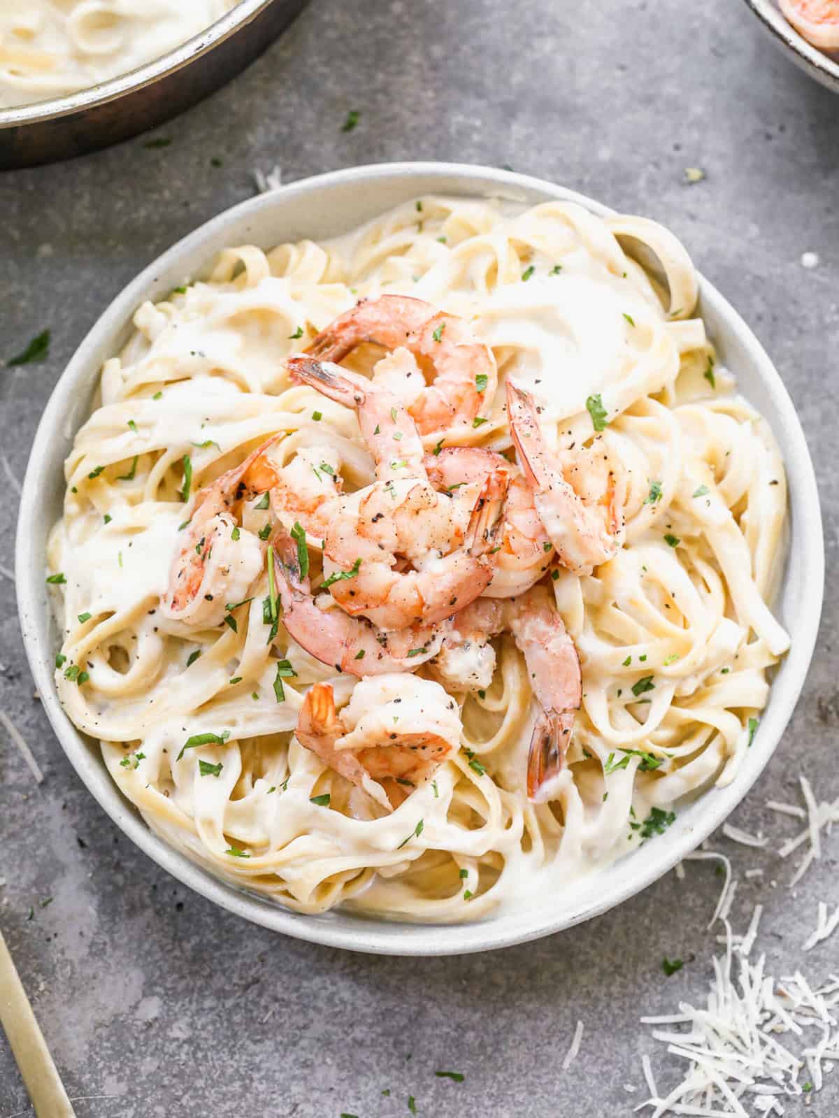 Shrimp alfredo store