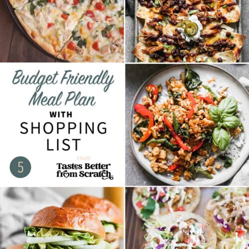 Fall Budget Friendly Meal Plan (5) | - Tastes Better From Scratch