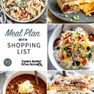 Free Weekly Meal Plans (with Grocery Lists) - Tastes Better from Scratch