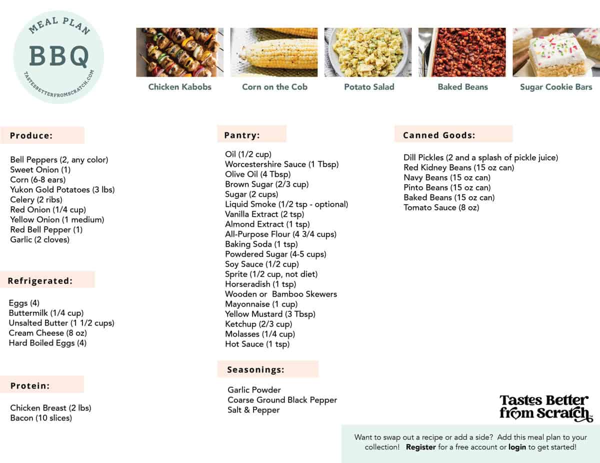 5 BBQ Menu Ideas - Tastes Better From Scratch