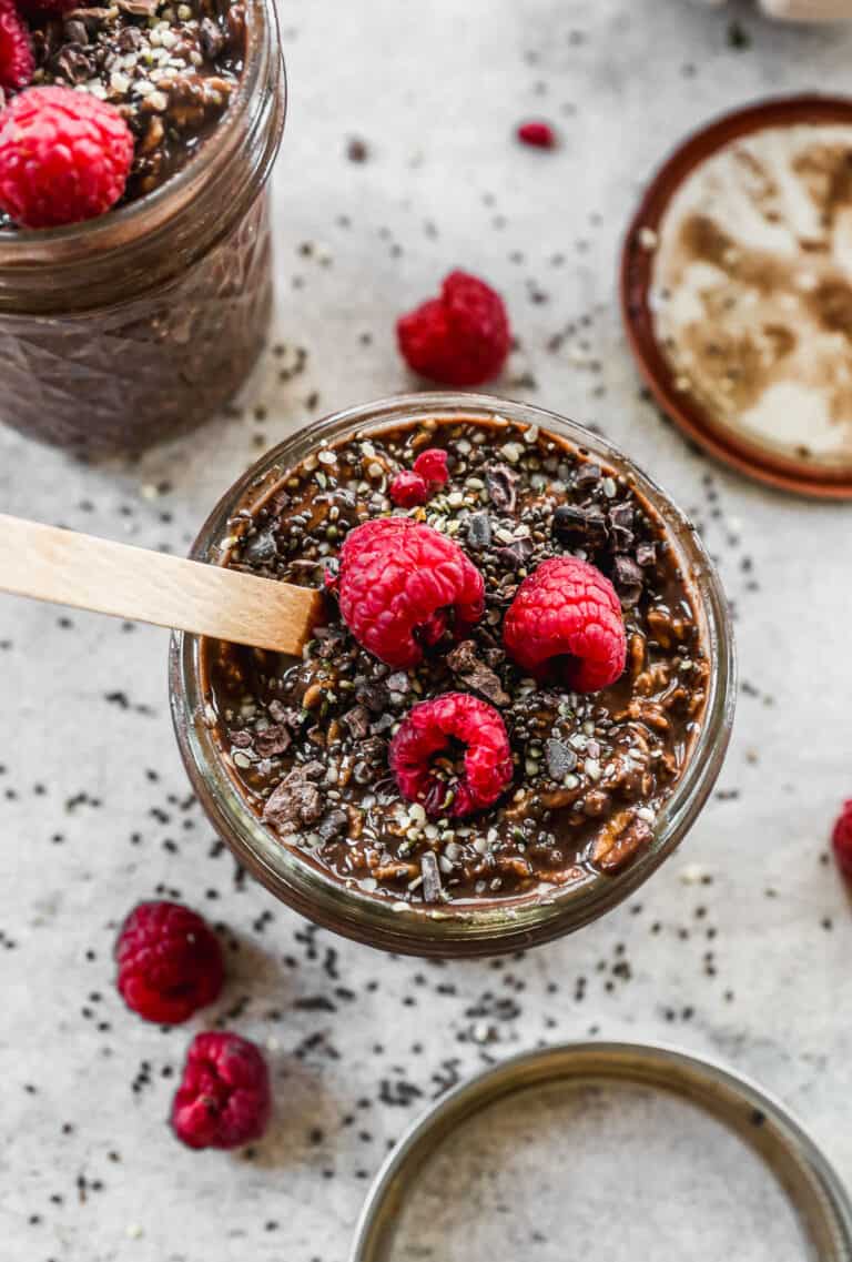 Chocolate Overnight Oats - Tastes Better From Scratch