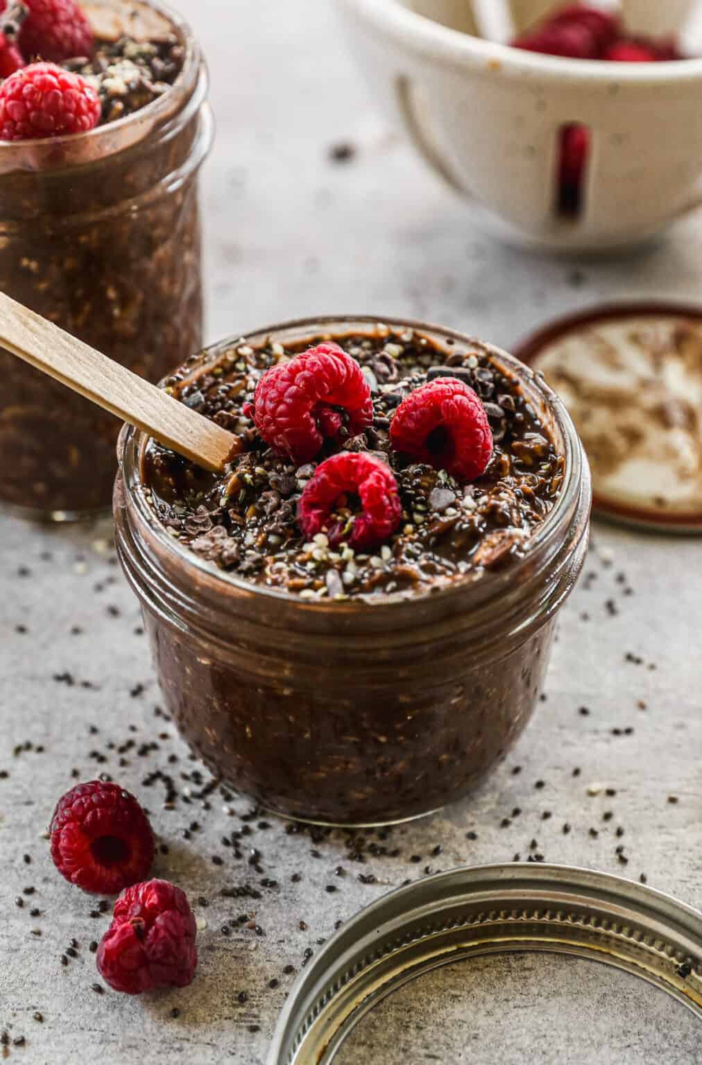 Chocolate Overnight Oats - Tastes Better From Scratch