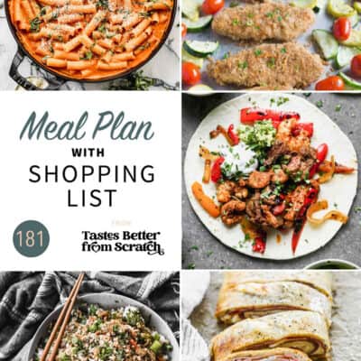 Meal Plan (181) | - Tastes Better From Scratch