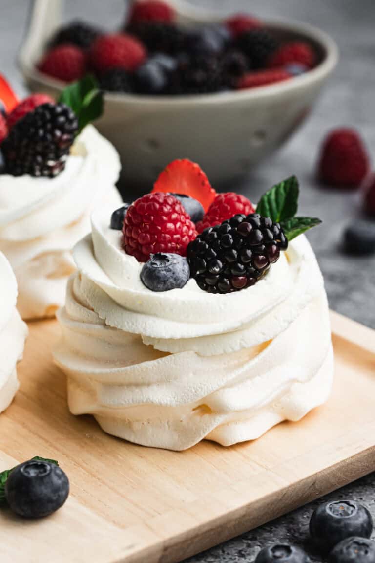 Mini Pavlova - Tastes Better From Scratch