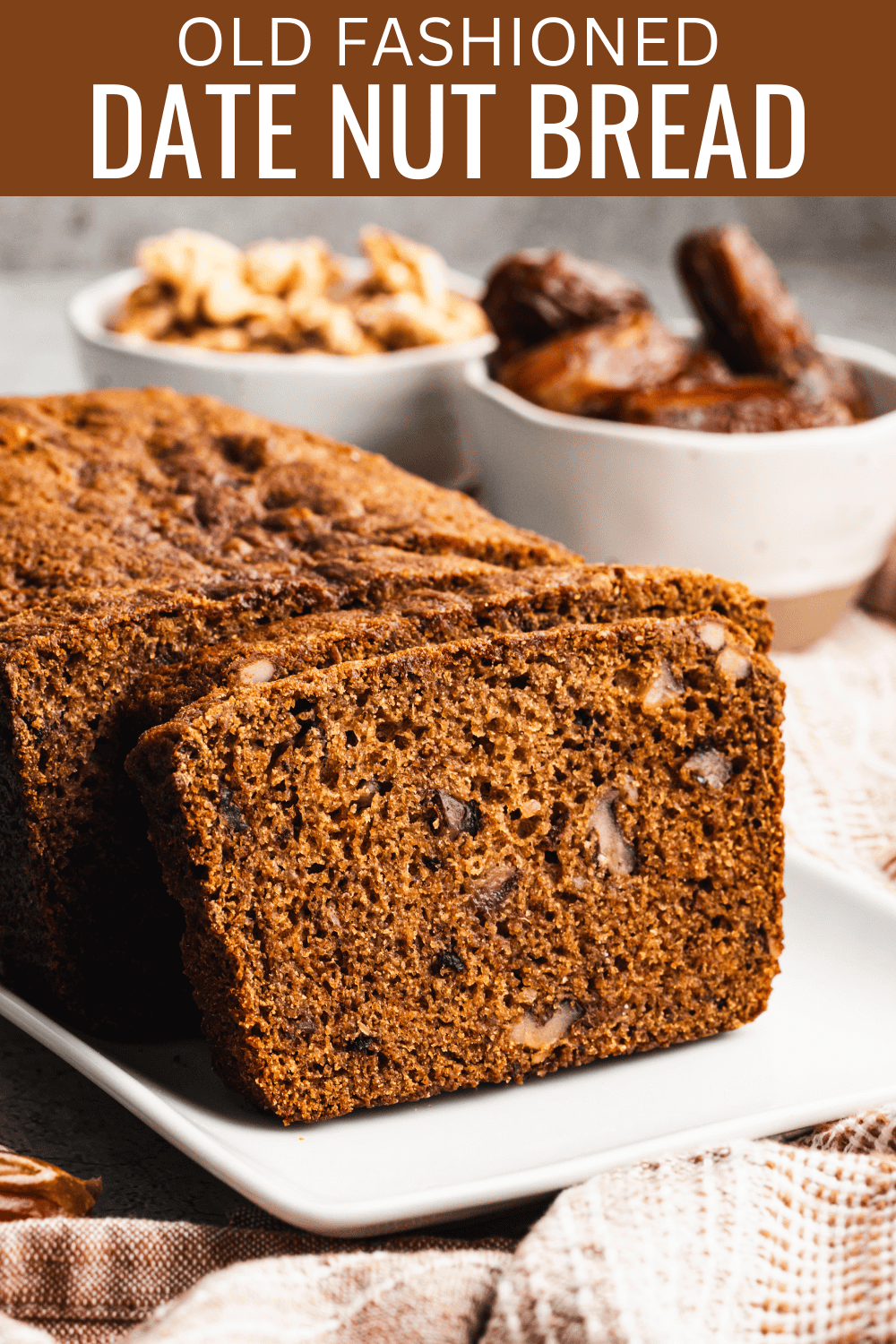 Easy Date Nut Bread - Tastes Better From Scratch