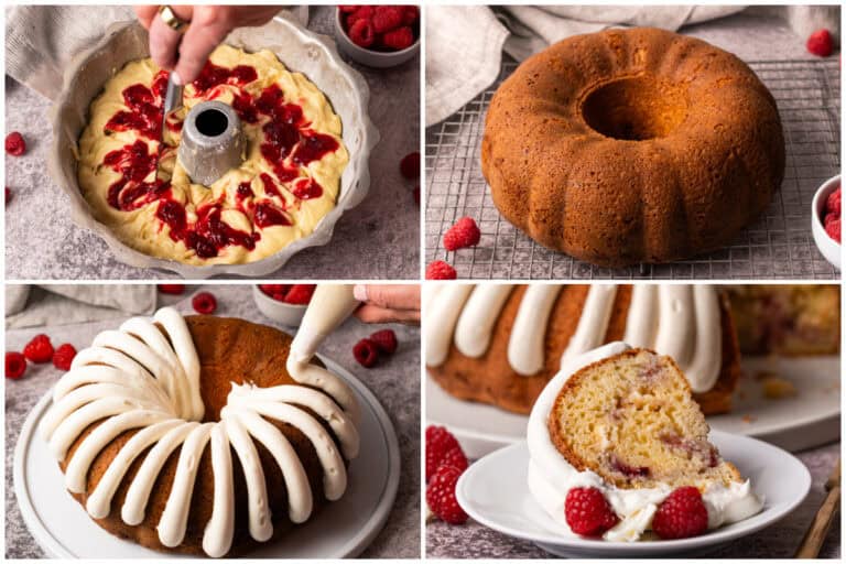 White Chocolate Raspberry Bundt Cake (Copycat)